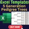 Create A 5-Generation Pedigree Family Tree In Excel (Tutorial) – Data ...